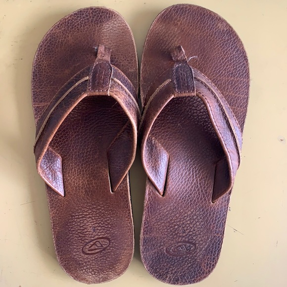 Reef | Shoes | Reef Leather Sandals Excellent Condition | Poshmark